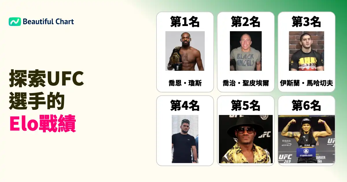 UFC格鬥巔峰對決 | Beautiful Chart
